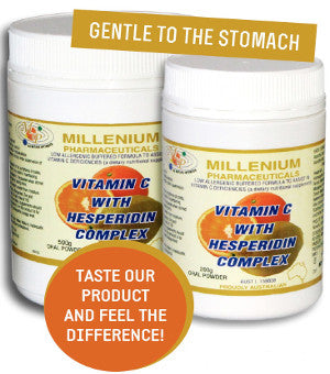 Millenium Vitamin C with Hesperidin Complex Powder | Dietary Supplements